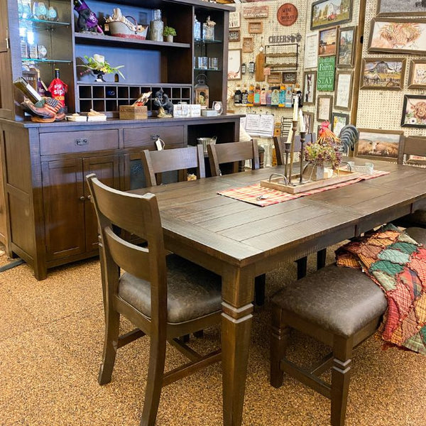HOMESTEAD DINING TABLE WITH BUTTERFLY LEAF – Rustic Ranch Furniture and ...