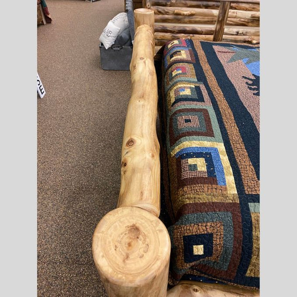 Natural Log Queen Bed – Rustic Ranch Furniture and Decor