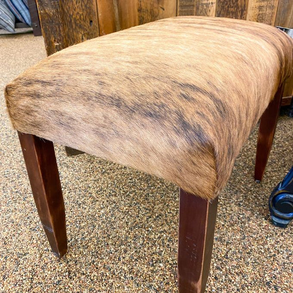 Cow Hide Benches - Two Feet Long – Rustic Ranch Furniture and Decor