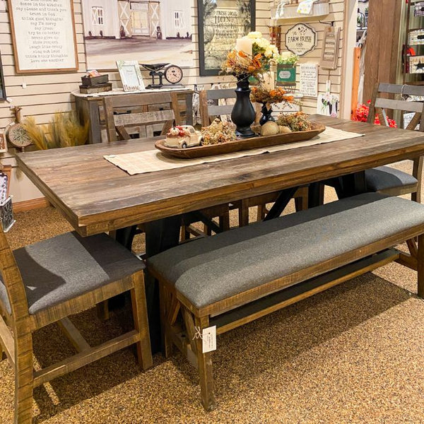LOFT BROWN DINING TABLE & BASE – Rustic Ranch Furniture and Decor