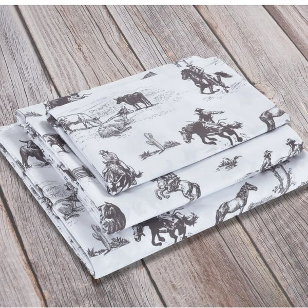 Ranch Living King Sheet Set – Rustic Ranch Furniture and Decor