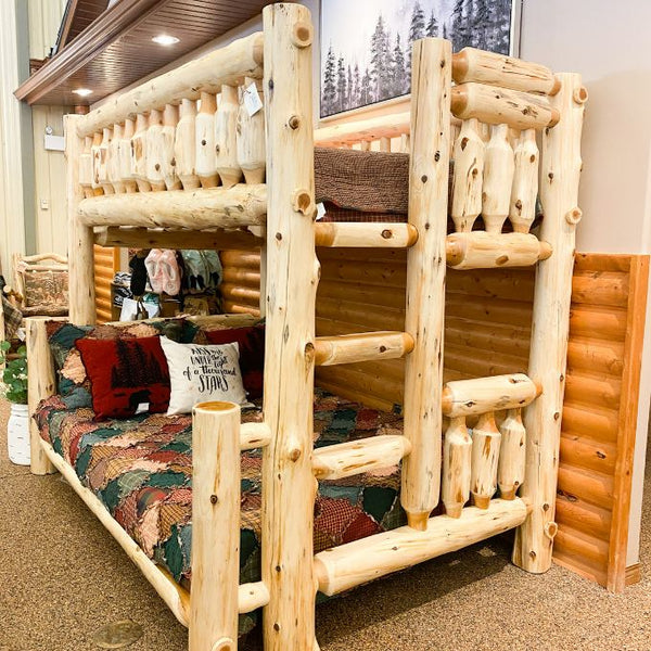 Traditional Cedar Bunk Bed – Rustic Ranch Furniture and Decor