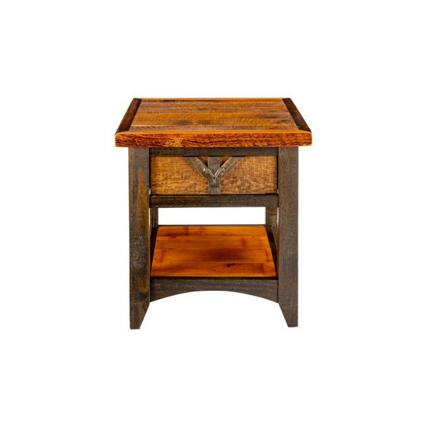 Yellowstone Dutton Side Table – Rustic Ranch Furniture and Decor