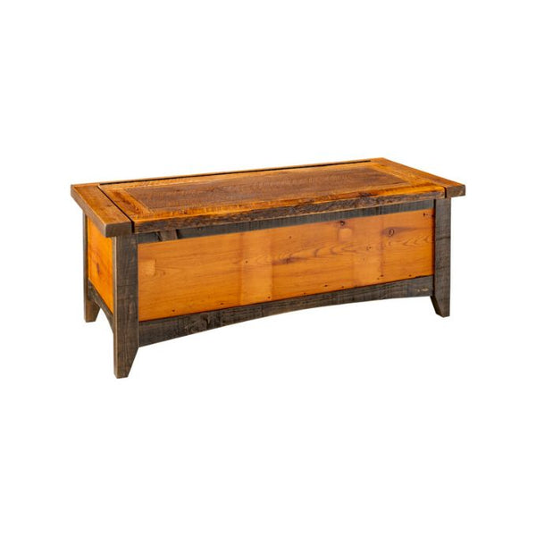 Yellowstone Dutton Trunk with Lift Top – Rustic Ranch Furniture and Decor