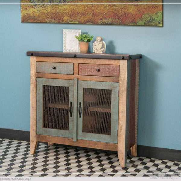 Antique Multi Colour Server – Rustic Ranch Furniture and Decor